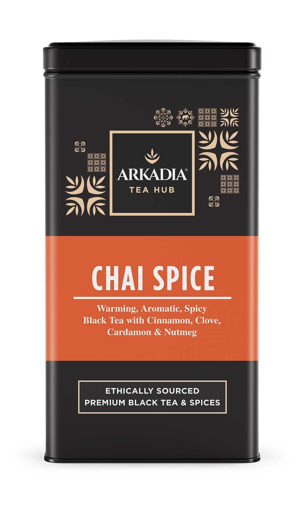 Arkadia Promotional Tea Tin - Chai Spice | Arkadia Beverages